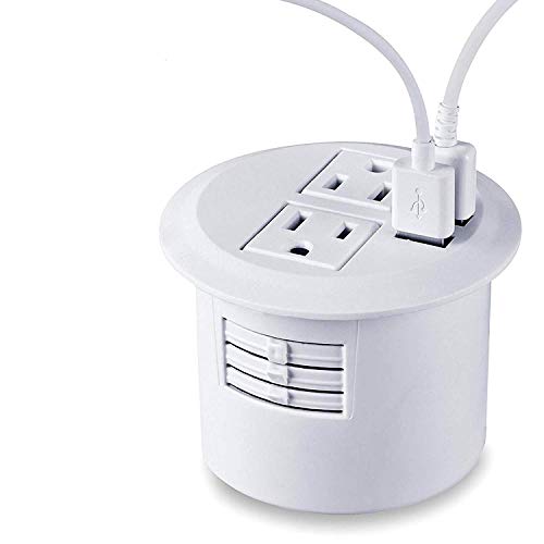 3inch Desktop Power Grommet Desk Outlet Grommet, Desk Hole Cover Data ...