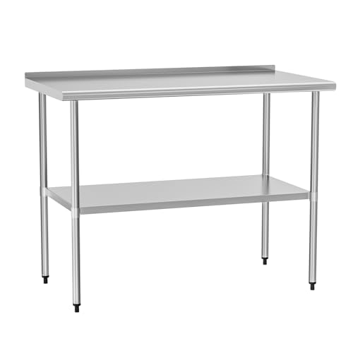 MISSING ONE LEG** HOCCOT Stainless Steel Table for Prep & Work 30" X 48 ...