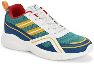 FUSEFIT Men's SPEEDSTER FF Running Shoes, PORCELAIN GREEN/YELLOW/WHITE ...