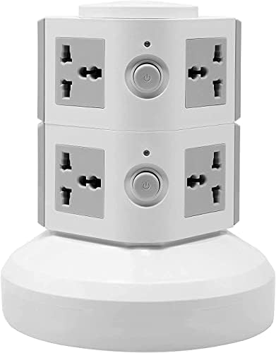 ET- Universal Multi Socket 220V Tower extension With USB Ports 3M Cord ...
