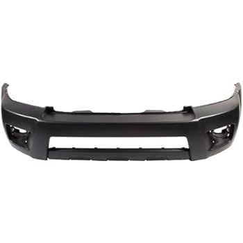 Amazon.com: CarPartsDepot, Black Primered Plastic Front Bumper Cover ...