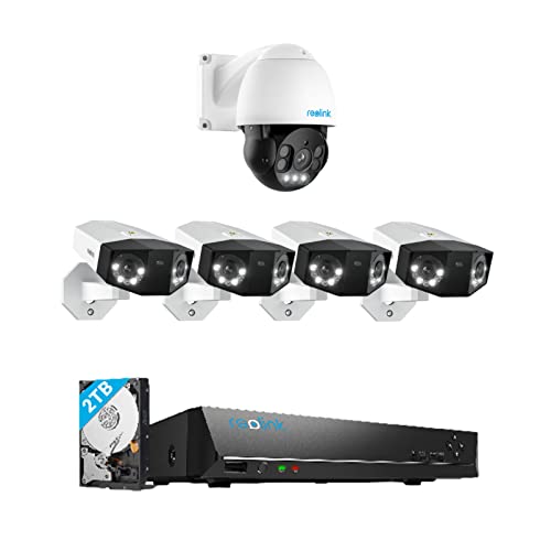 REOLINK 4K PoE Security Camera System, IP Outdoor Cameras 4X Duo 2 PoE ...