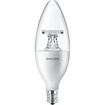 Philips Dimmable 4.5W 2700K Decorative LED Bulb, E12 Base - - Amazon.com