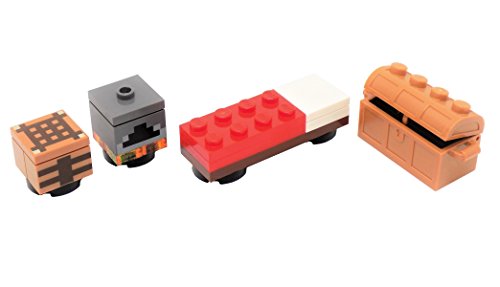Buy LEGO Minecraft Accessory Pack - Crafting Table, Furnace, Bed, Chest ...