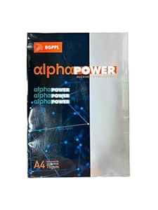 ALPHA POWER Multipurpose White Copier Paper 75 GSM - A4 Size Printing ...
