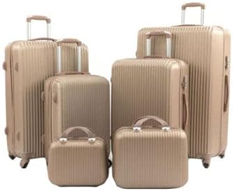 Limra 6-Piece Luggage Trolley Set Gold price in Saudi Arabia | Amazon ...