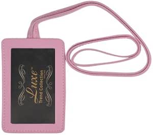 Amazon.com : Grandluxe Access Card Holder, Pink (602079) : Badge ...