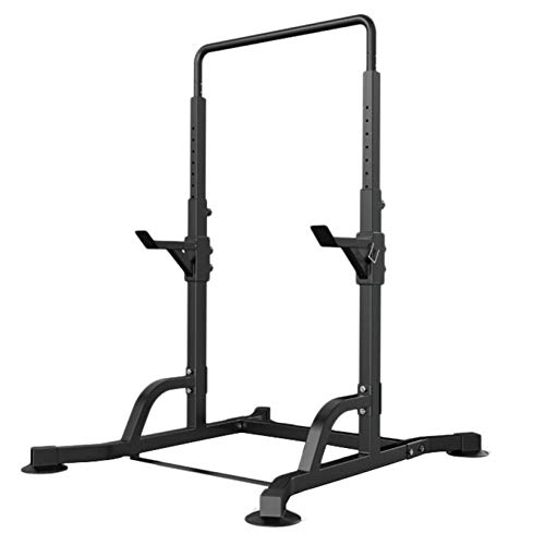 Lkaine Power Workout Rack, Adjustable Squat Rack with Pull Up Bar & J ...