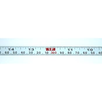 Metal Adhesive Backed Ruler - 1/2 Inch Wide X 1.2 Meters (4 Feet) Long ...