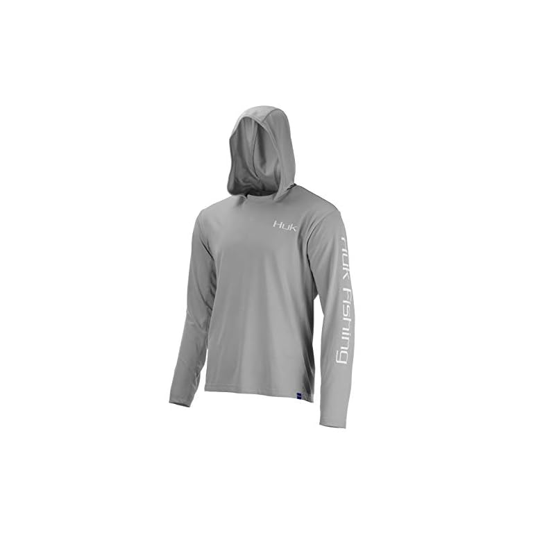 Huk Men's Icon X Hoodie | Long-Sleeve Performance Shirt with UPF 30 ...