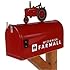 Amazon.com: Case IH Rural Style Mailbox with Topper Tractor Red: Home ...