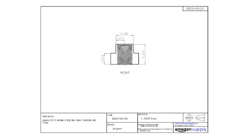 Купить Steel T-Slot Nut, Black Oxide Finish, Grade 8, Right Hand ...