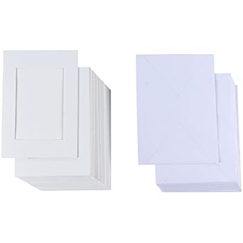 Amazon.com : Photo Insert Note Cards - 48-Pack Paper Picture Frames ...