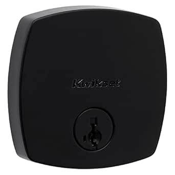 Kwikset Midtown Keyed 1 Side Deadbolt with Soft Modern Rose Featuring ...