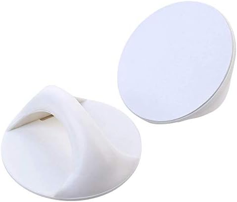 سعر ANFUN 2 Self-Stick Instant Cabinet Drawer Handle Instant Adhesive Carry Handle Round White ...