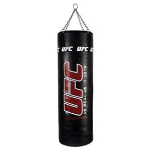 Amazon.com : UFC MMA Heavy Bag - 100 lbs - Black/Red : Heavy Punching ...