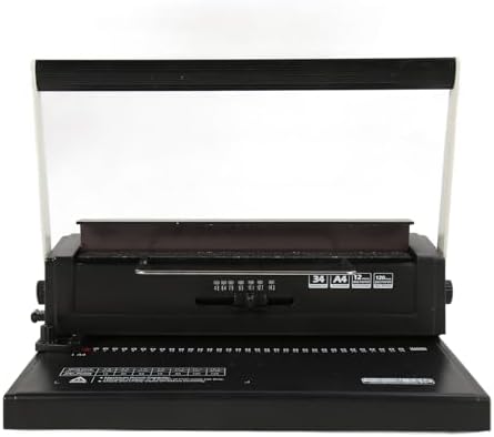 Sorandy Spiral Coil Binding Machine, Manual Book Maker Punch, 34 Hole ...