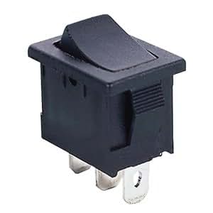 SPDT Center Off Momentary Both Sides Miniature Rocker Switch - Wall ...