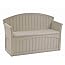 Amazon.com : Rubbermaid Outdoor Patio Storage Bench, 4 cu. ft., Olive ...