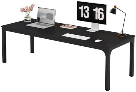 سعر Tribesigns Extra Long Computer Desk,2 Person Desk,200 CM Rectangle ...