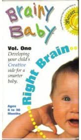 Amazon.com: Brainy Baby Vol. One - Right Brain [VHS] : Various: Movies & TV
