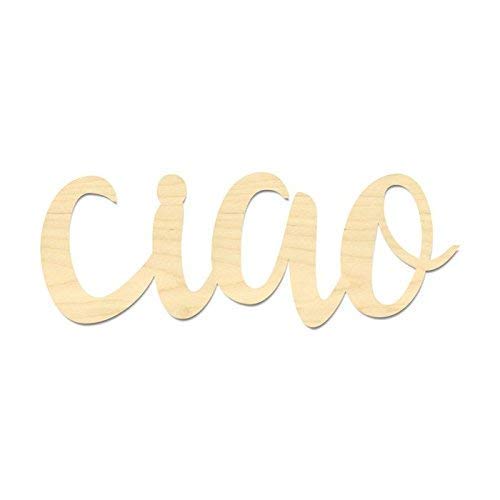Amazon.com: Ciao Sign- Italian Hello Sign- Hello Sign- Laser Cut Ciao ...