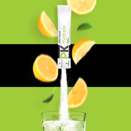 PURE KICK Hydration Singles To Go Drink Mix, Citrus, Includes 12 Boxes ...