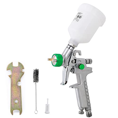 DOTOOL HVLP Touch Up Air Spray Gun with 0.8mm Stainless Steel Nozzle ...