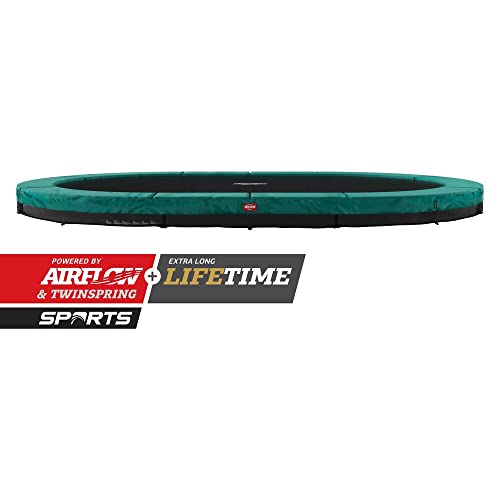 BERG Sport Trampoline Champion Inground 17t Green Age 14+ | Oval ...