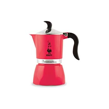 Amazon.com: Bialetti "Fiammetta" Stove Top Espresso Maker, 3-cup (RED ...
