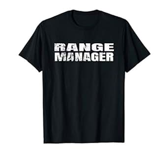 Amazon.com: Firearms Instructor Shirt Range Manager Gun Safety Shooting ...