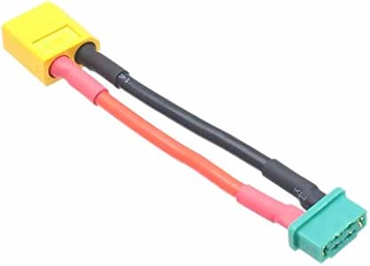 Amazon.com: MPX Multiplex Female to XT60 / XT-60 Male Connector/Adapt ...