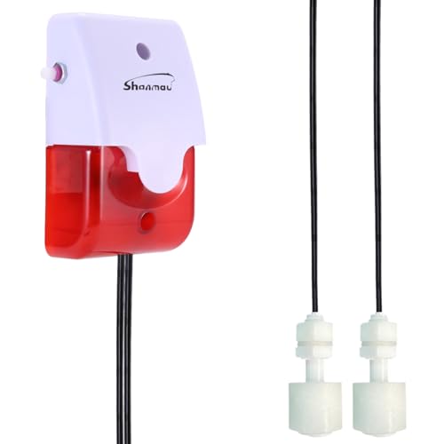 High / Low Water Level Sensor Detector Alarm 120 dB Red Strobe Siren ...