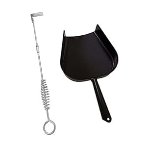 Amazon.com: Stainless Steel Ash Removal Tool and Ash Pan Big Green Egg ...