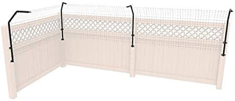 Amazon.com : Dog Proofer Curved Fence Extension System - Patented ...