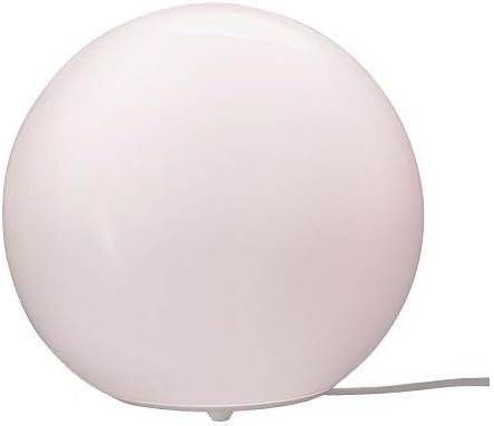 IKEA FADO ball-shaped table lamp made from hand blown glass, 25 cm ...