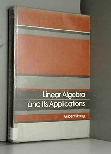 Linear algebra and its applications: Strang, Gilbert: 8601422414059 ...