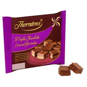 Thorntons 9 Mini Caramel Shortcake Bites Uk Grocery 8400