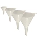 Amazon.com: Set of 4 General Purpose Plastic Funnels. Assorted Sizes ...