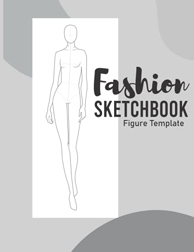 Buy Fashion Sketchbook Female Figure template: Large Female Fashion ...