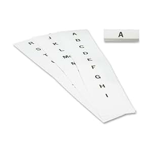 Amazon.com : Smead Alphabetic Inserts for Hanging File Folders, 1/5-Cut ...