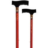 Amazon.com: Aluminum Offset Walking Cane Military Veteran US Marines ...