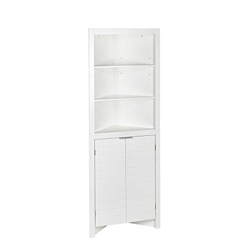 RiverRidge Home Madison Collection Tall White Corner Cabinet, in Oman ...