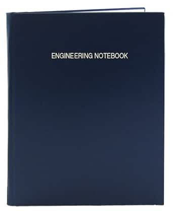 Amazon.com : BookFactory Engineering Notebook - 96 Pages (.25 ...