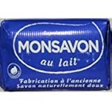 Amazon.com: Monsavon Au Lait Soap 200g (4 Bars Soaps of 200g ...