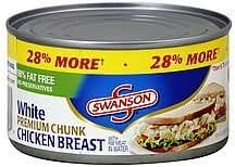 Swanson, Canned Chicken, 12.5oz Can (Pack of 4) (Choose Size Below) (12 ...