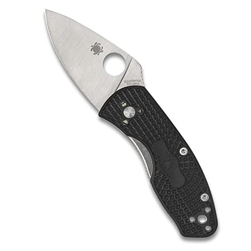 Spyderco Ambitious Lightweight Folding Pocket Knife with 2.43 Inch ...