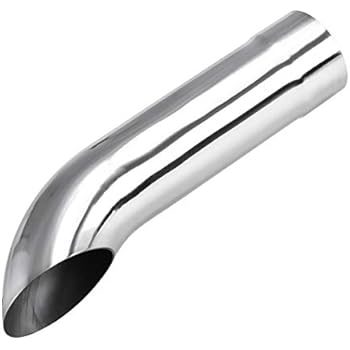 Amazon.com: Upower Diesel Exhaust Tip Turn Down 4 Inch Inlet 4" Outlet ...
