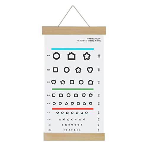 Pediatric Eye Chart for Kindergarten Child, Kids Visual Acuity Test ...