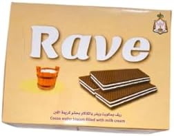 سعر El Shamadan Rave Coco Wafer Biscuit Filled With Milk Cream 12 Piece ...